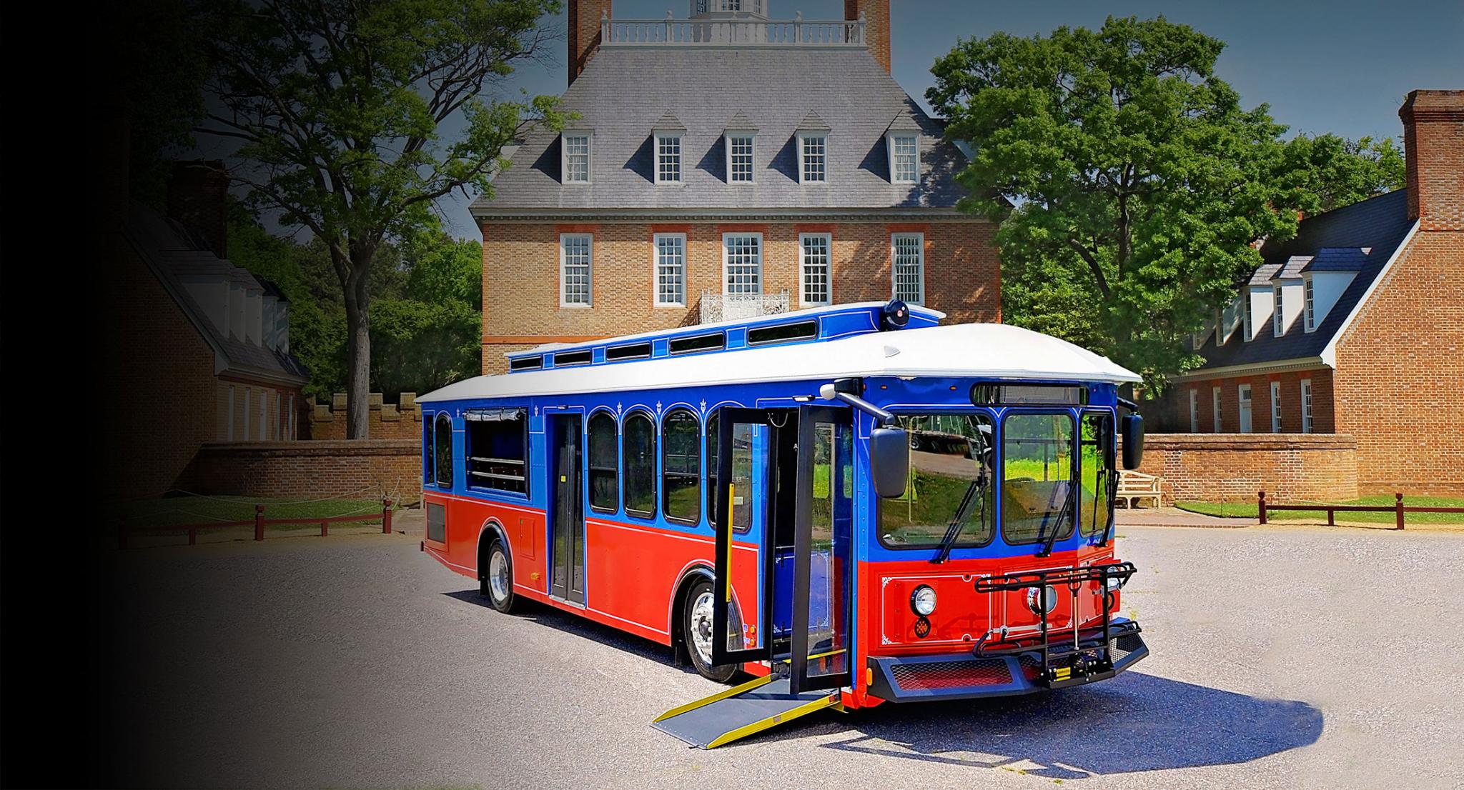 Low Floor Heavy Duty Transit Trolley Bus
